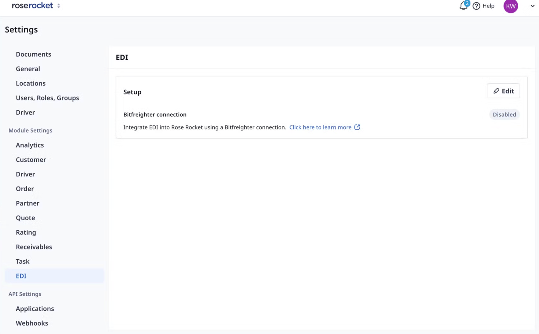Setting Up EDI & Creating/Cancelling Orders